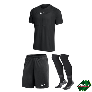 2026 Nike Referee III Kit S/S - Black - Bundle